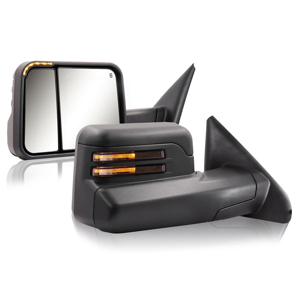 Custom Telescopic Towing Mirror for 2002-2024 Dodge RAM 1500 2500 3500