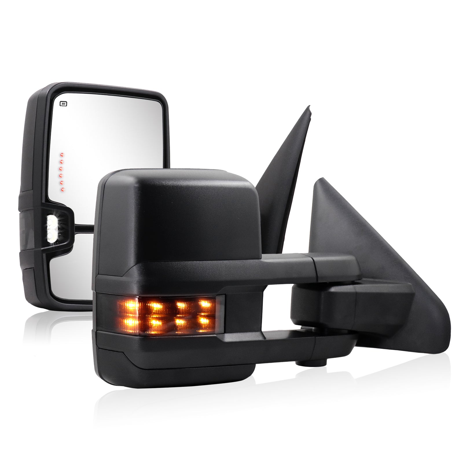 Towing Mirrors for 2002-2009 Dodge Ram 1500 2500 3500 Multifunction Pa