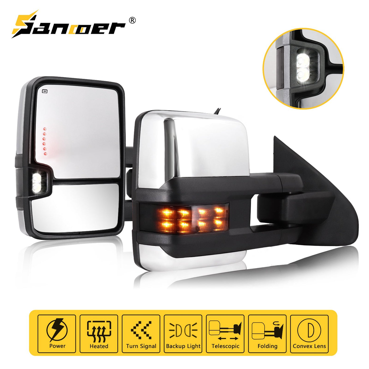 Tow Mirrors 2014 Chevy Silverado 1500
