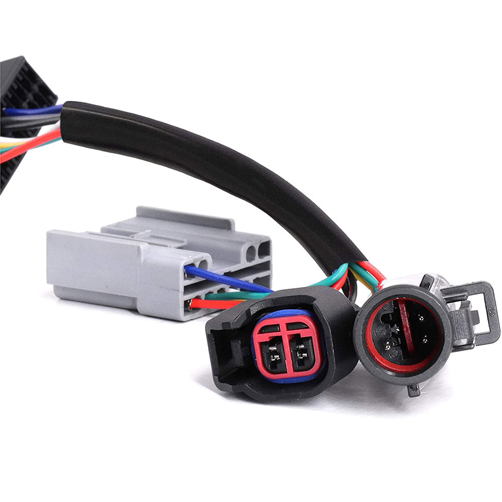 2pcs Conversion Harness Adapter Wiring Connector Towing Mirrors for F2